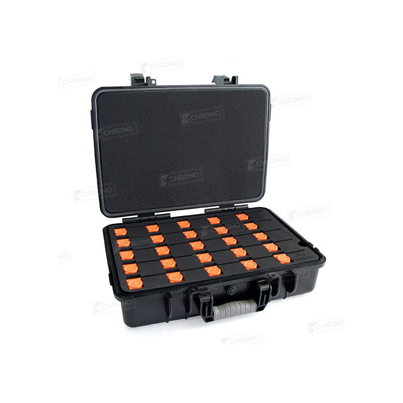 Transport case 100 RF transponders of Chronelec brand - ITS Chrono