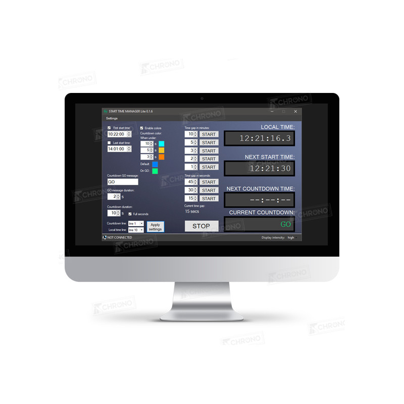 ITS Start Time Manager of ITS Software brand - ITS Chrono